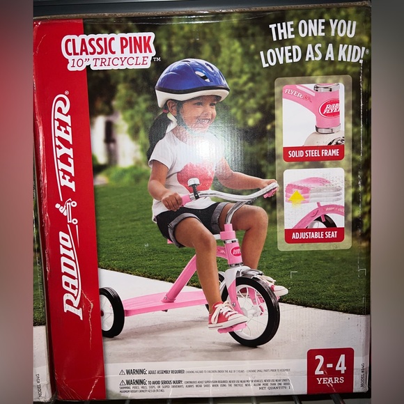 Radio-flyer | Toys | Radioflyer Classic Pink Tricycle | Poshmark